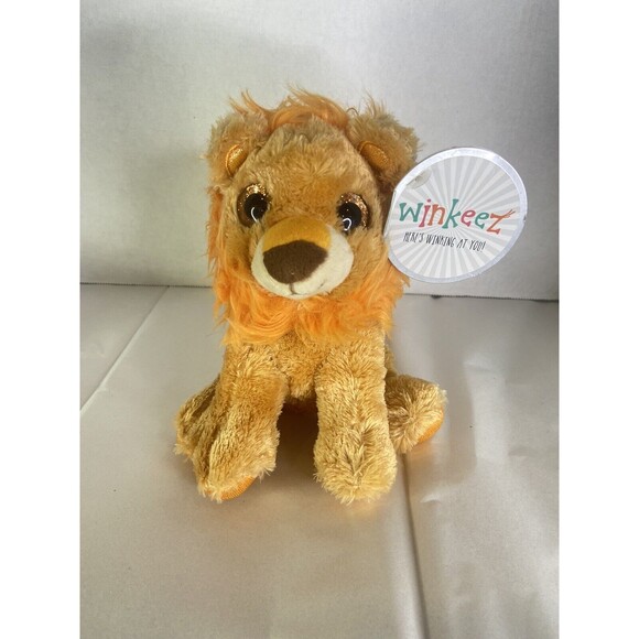 Winkeez | Toys | Winkeez Plush Asher Lion Orange Stuffed Toy Glitter ...